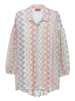 Missoni Zigzag Knit Shirt - Neutrals
