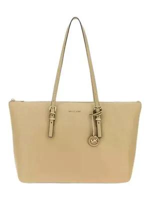 Michael Kors Quinn Pebbled Leather Tote Bag - Neutrals