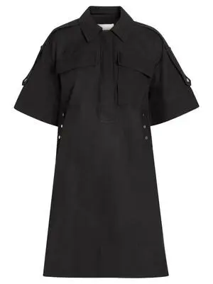 3.1 Phillip Lim 3.1 Phillip Lim Mini Utility Shirt Dress Black