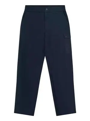 Boggi Milano Joggers In Cotton Blend Scuba B Tech - Blue