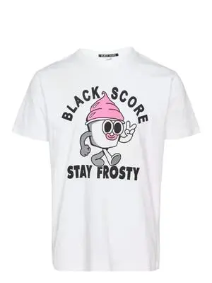 BLACK SCORE Graphic-print T-shirt - White