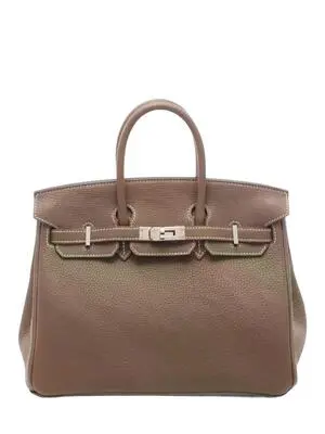 Hermès 2010s Birkin 25 Togo Tote Bag - Brown