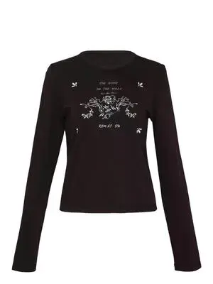 RENLI SU Renli Su Graphic Print Long Sleeve T-Shirt