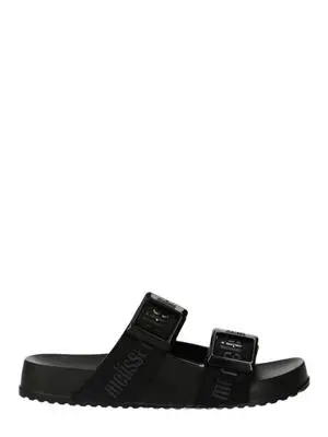 Melissa Logo-strap Buckled Sandals - Black