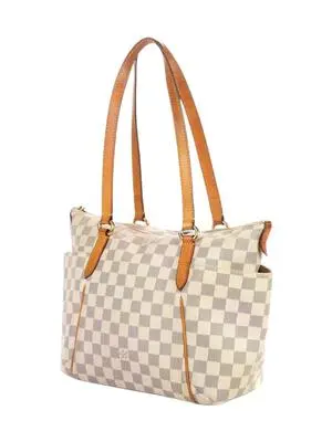 LOUIS VUITTON Louis Vuitton Damier Azur Canvas Shoulder Bag Neutrals
