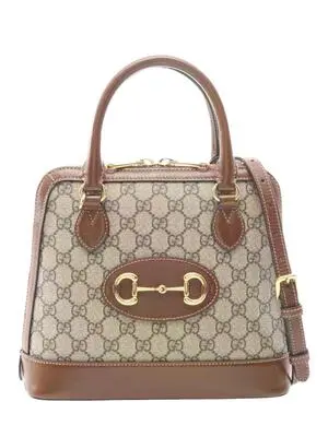 GUCCI Gucci 1955 Horsebit Supreme Top Handle Bag