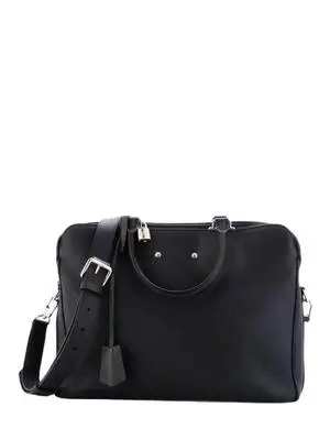 LOUIS VUITTON Armand Briefcase Taurillon Leather Business Bag - Black