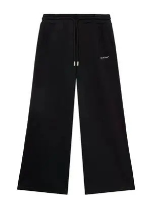 Off-White Bookish Logo-print Track Pants - Black