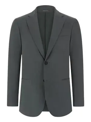 BOGGI MILANO Blazer In Stretch Nylon Canneté B Tech