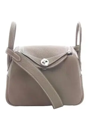 Hermès Hermès 2020 Mini Lindy Tote Bag Brown