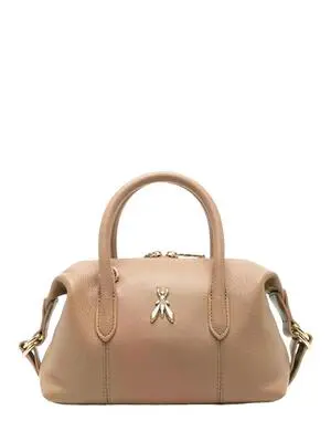 Patrizia Pepe Mini Leather Tote Bag - Neutrals