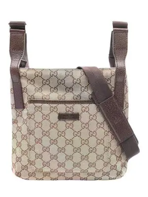 Gucci 2000s Gg Canvas Shoulder Bag - Neutrals