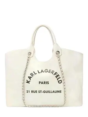 Karl Lagerfeld Rue St-guillaume Tote Bag - Neutrals