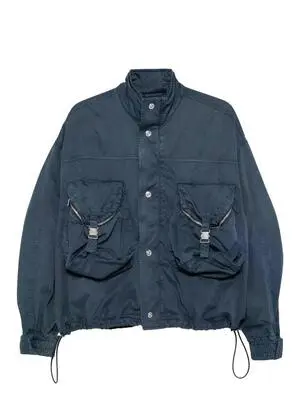 ATTICO The Attico High Neck Cargo Bomber Jacket