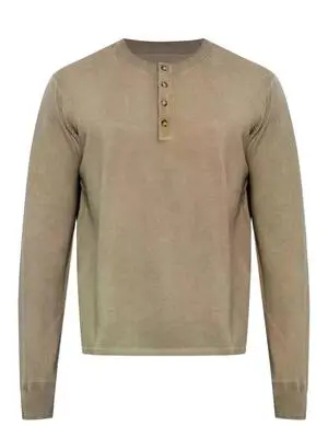 Rag & Bone Button-fastening T-shirt - Neutrals