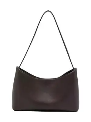 THE ROW Alma Leather Shoulder Bag - Brown