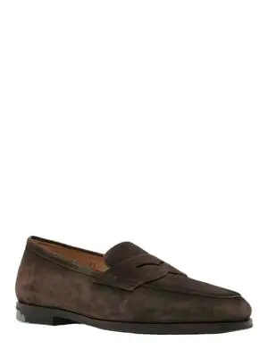 Santoni Penny Loafers - Brown