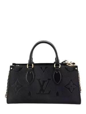 LOUIS VUITTON Onthego Monogram Empreinte Giant East West Tote Bag - Black
