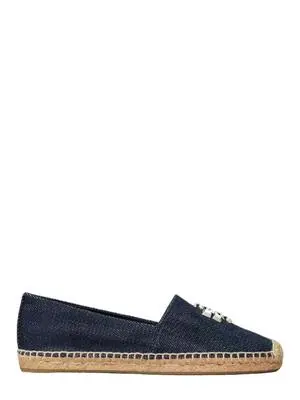Tory Burch Eleanor Logo-plaque Espadrilles - Blue