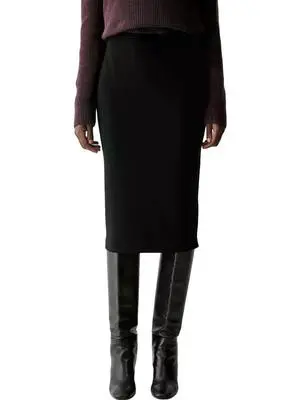 Joseph Ribkoff Elasticated Waistband Pencil Skirt - Black