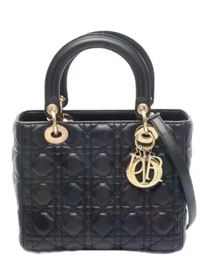 Dior Christian Dior Lady Dior Tote Bag Black