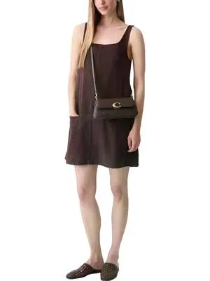 Marc O'polo Square Neck Mini Dress - Brown