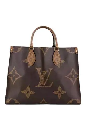 LOUIS VUITTON Onthego Reverse Monogram Giant Mm Tote Bag - Brown