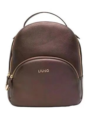 Liu Jo Logo Plaque Backpack - Brown