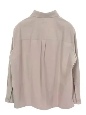Fendi Ff Logo Embroidery Shirt - Neutrals