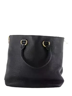 Prada Vitello Daino Convertible Tote Bag - Black