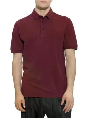 Etro Embroidered-logo Polo Shirt - Red