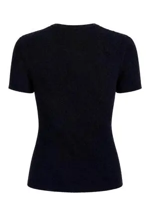 Vince Textured Crew-neck Sweater - Blue
