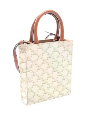 Celine Vertical Cabas Triomphe Tote Bag - Neutrals