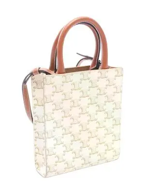 Celine Vertical Cabas Triomphe Tote Bag - Neutrals