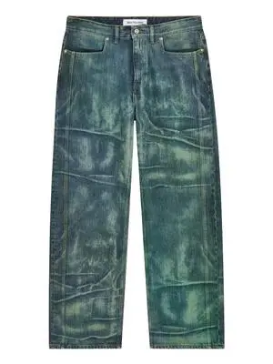 WON HUNDRED Won Hundred Panelled Faded Jeans