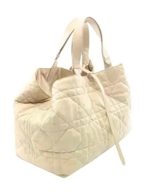 Dior Quilted Leather Tote Bag - Neutrals