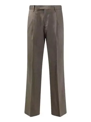 GERMANO 1952 Tailored Pleated Trousers - Black