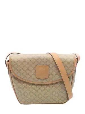 Celine Macadam Pattern Cross Body Bag - Neutrals
