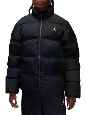 JORDAN Logo Detail Puffer Jacket - Black