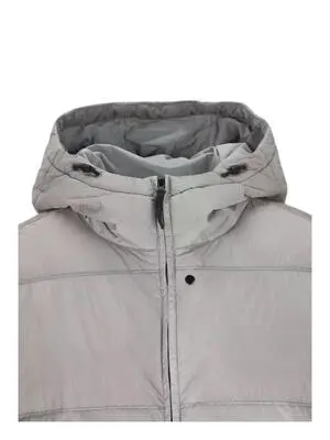 Stone Island Crinkle Reps Ny Padded Jacket - Grey