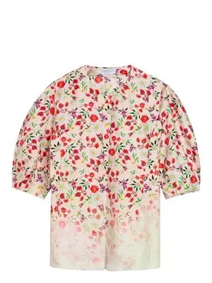 Gabriela Hearst Edify Floral-print Silk Top - Pink