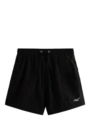 Kith Garment Washed Nylon Active Swim Short - Black
