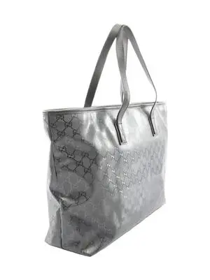 Gucci 2000s Gg Imprimé Tote Bag - Grey