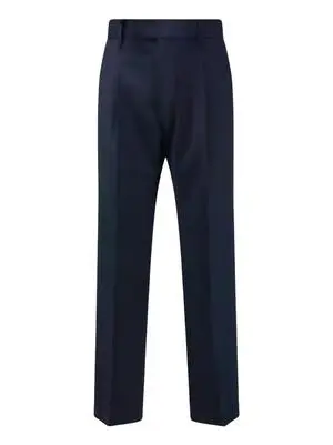 GERMANO 1952 Tailored Pressed Crease Trousers - Blue