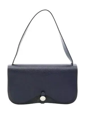 Hermès 2005 Vache Liege And Toile Colorado Pm Shoulder Bag - Blue