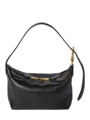 Miu Miu Spirit Nappa Leather Shoulder Bag - Black