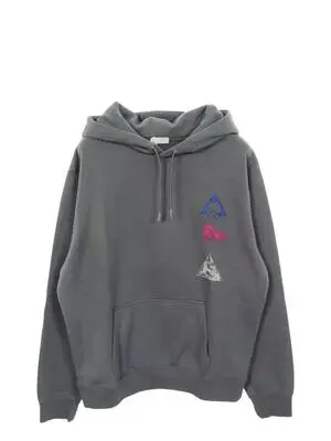 Dior Graphic Print Hoodie - Grey