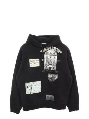 Dior Archive Patch Hoodie - Black