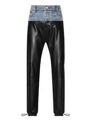 Amiri Hybrid Panelled Sweatpants - Black