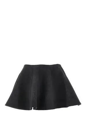 GANNI Flared Mini Skirt - Grey